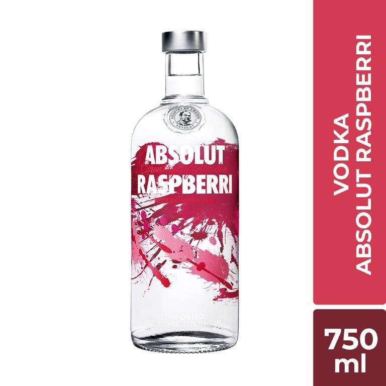 Vodka Absolut Raspberry 750 mL | Tottus Perú
