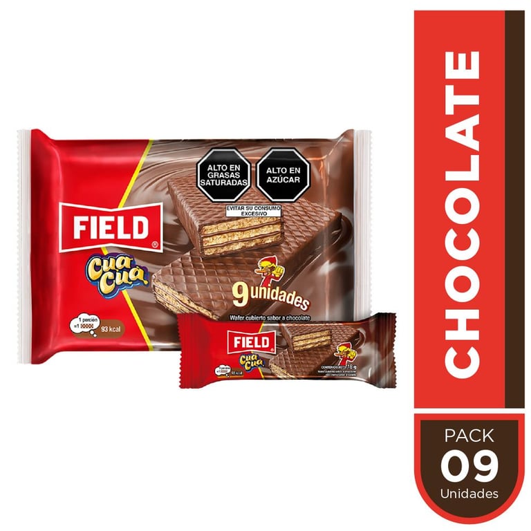 Wafer Cua Cua Field 9 Unidades | Tottus Perú