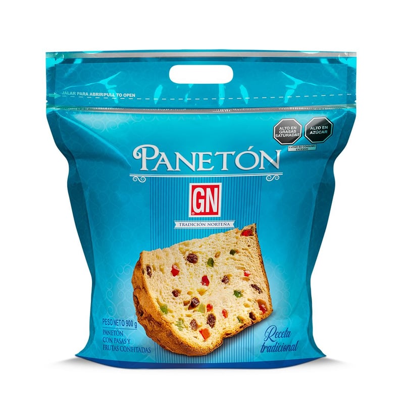 Panetón GN En Bolsa x 900 g | Tottus Perú