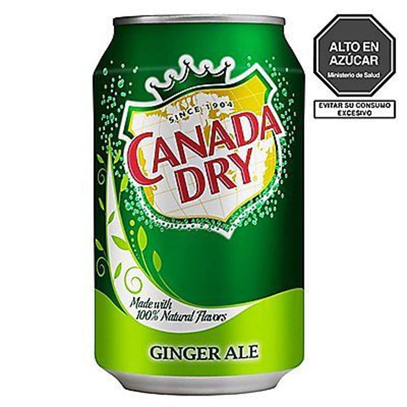 Ginger Ale Canada Dry 355 mL | Tottus Perú