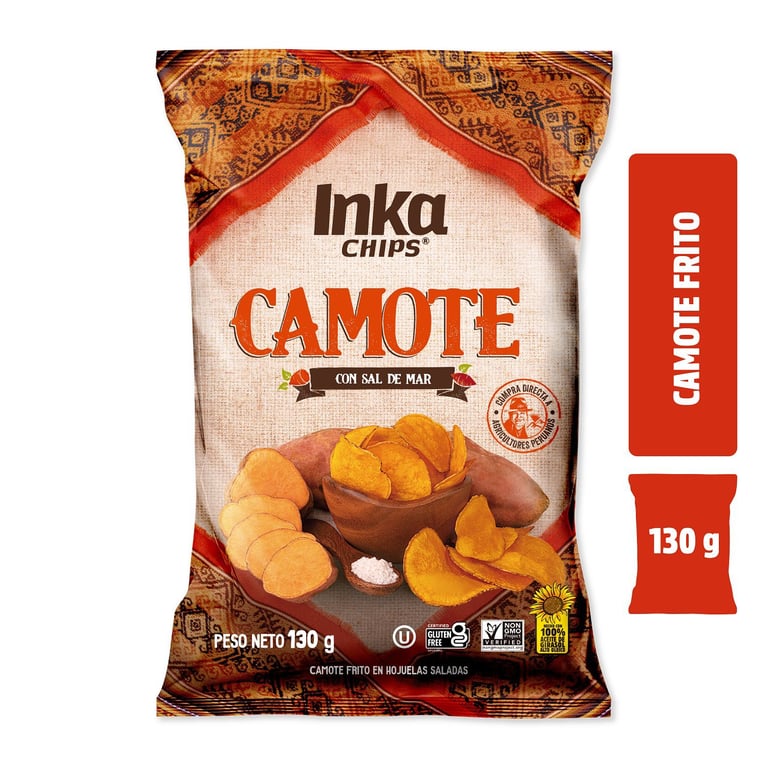 Veggie Chips Camote Inka Chips 130 g | Tottus Perú