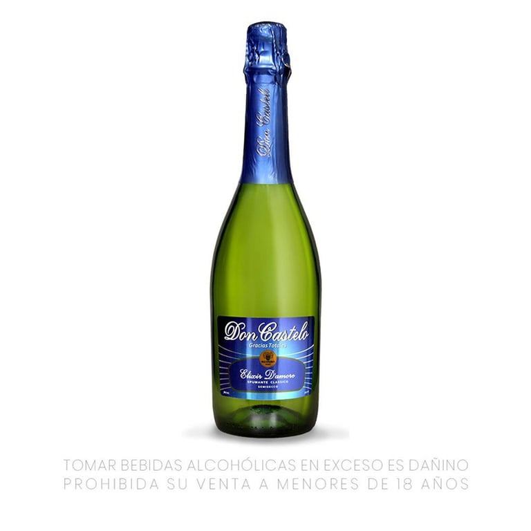 Espumante Don Castelo Semi Seco Botella 750 mL | Tottus Perú