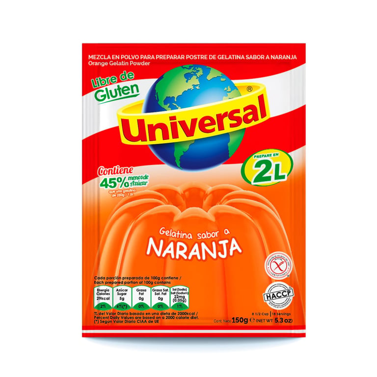 Gelatina Universal Sabor a Naranja 150 g | Tottus Perú