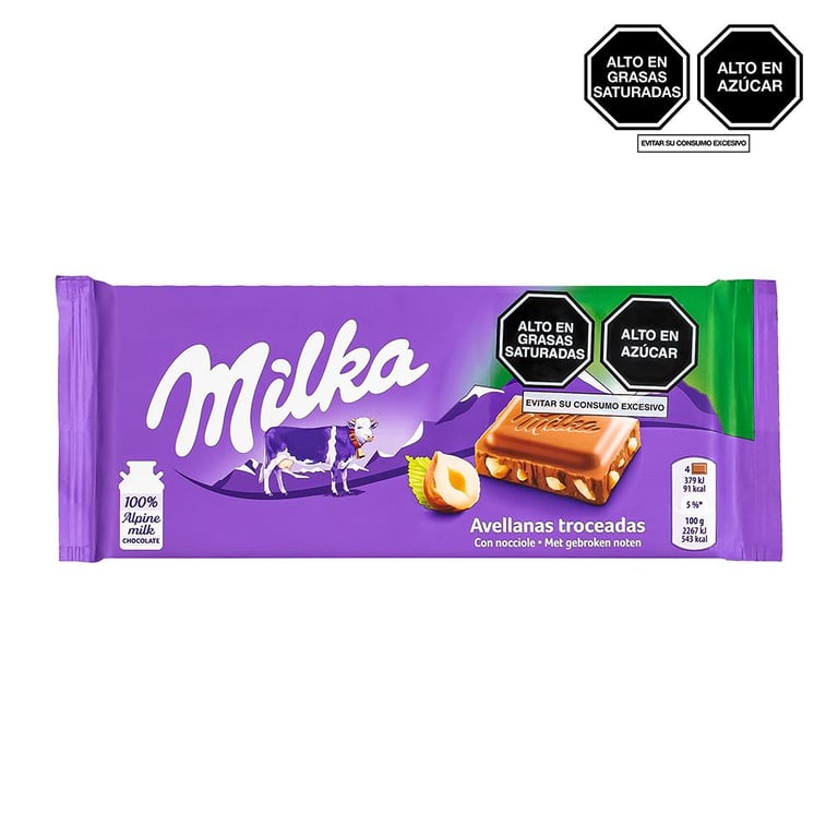 Chocolate Relleno Milka 100 g | Tottus Perú