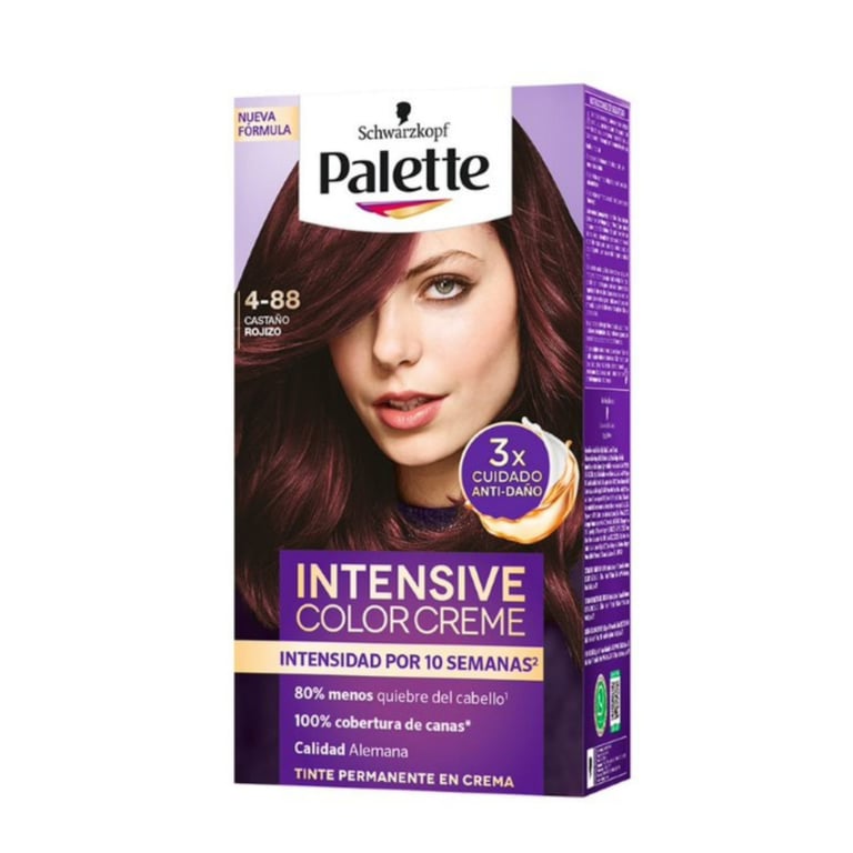 Tinte Palette Color Cream 4-88 Castaño Rojizo | Tottus Perú