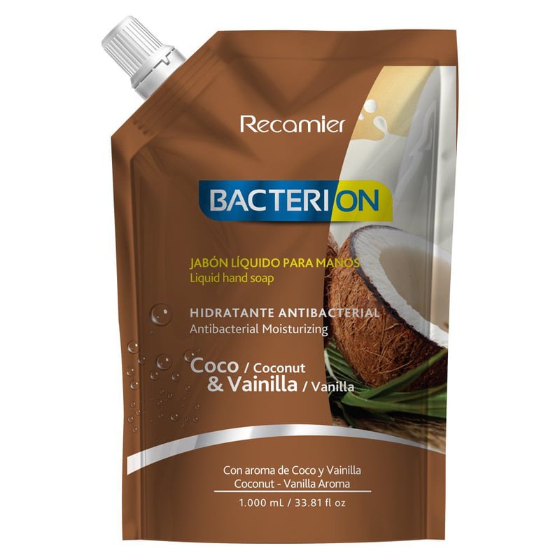 JAB LIQ BACTERION VAINILLA COCO DOYPACK | Tottus Perú