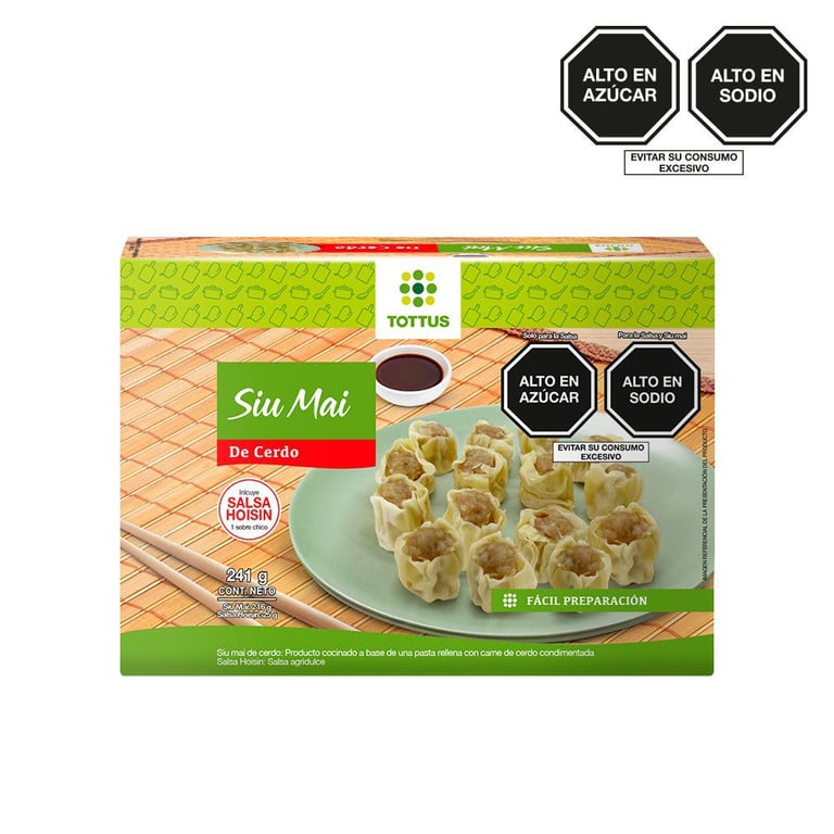 SIU MAI DE CERDO TOTTUS X 216G X 12 UN | Tottus Perú