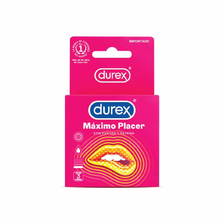 Preservativos Durex Máximo Placer Empaque 3 Und | Tottus Perú