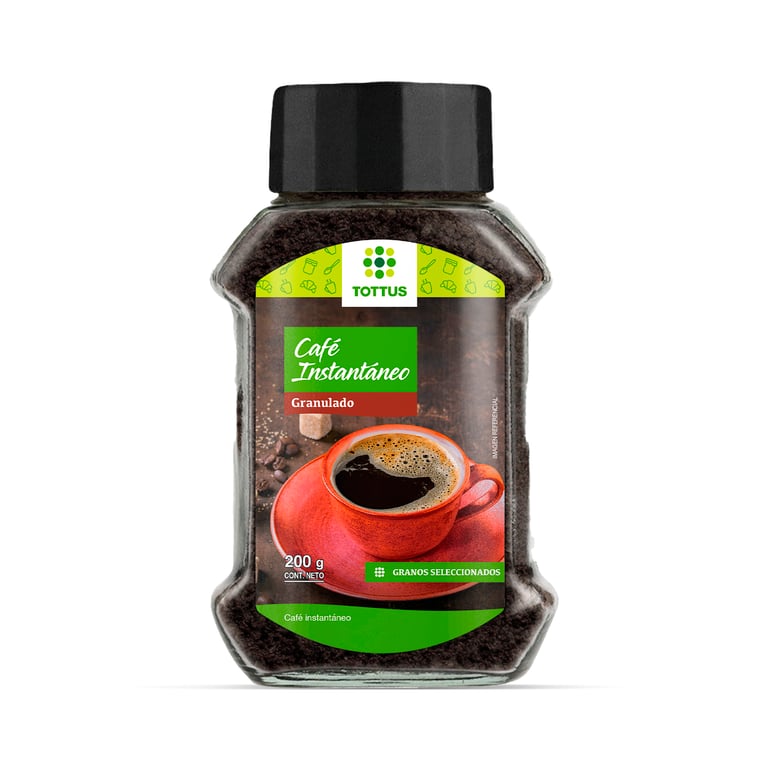 Café Instantáneo Granulado Tottus 200 g | Tottus Perú