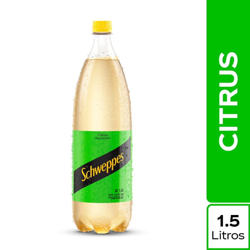 Ginger Ale Schweppes Citrus 1.5 L | Tottus Perú