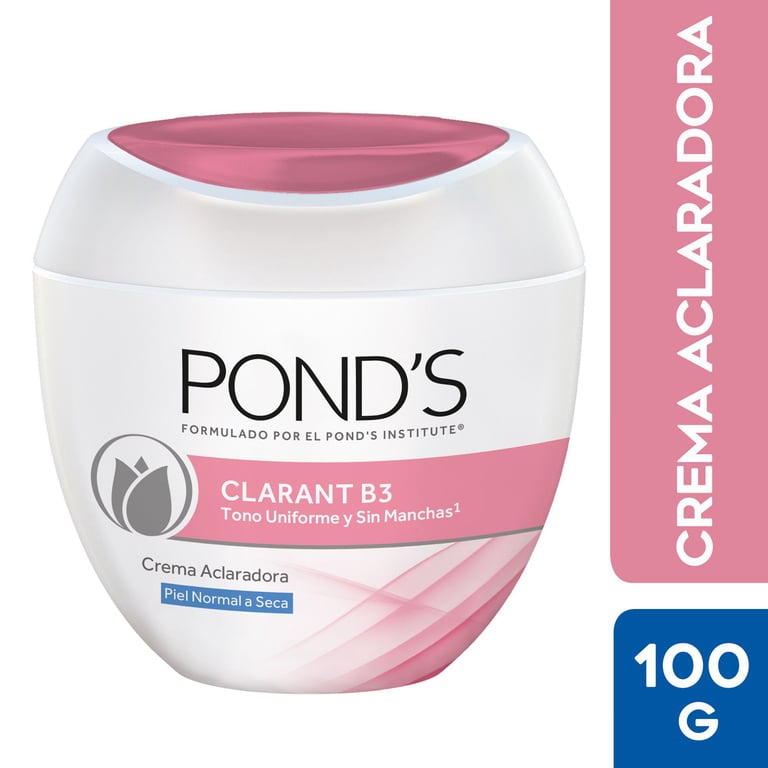 Crema Aclaradora Ponds Clarant B3 Piel Normal A Seca Envase 100 g ...