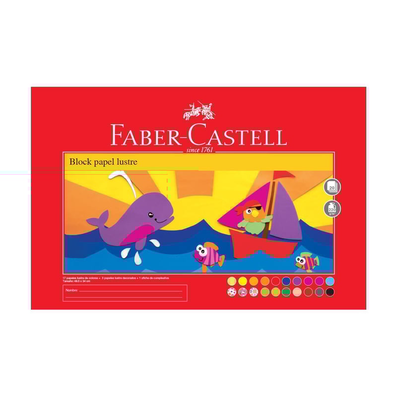 BLOCK DE PAPEL LUSTRE X 20 HOJAS | Tottus Perú