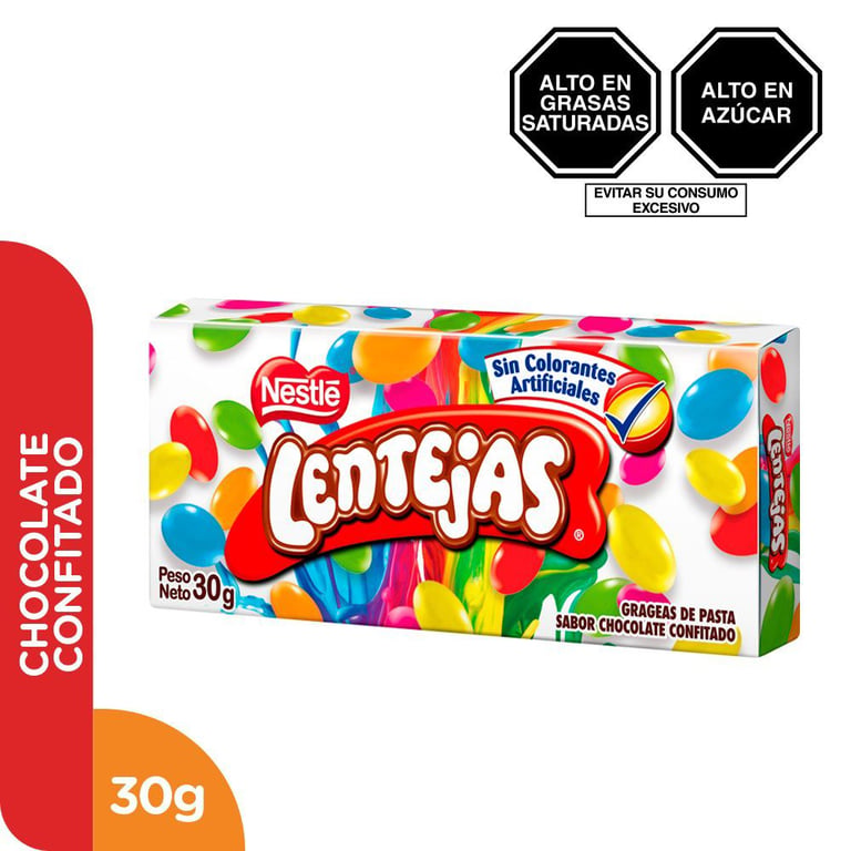 Lentejas Confitado Chocolate 30 g | Tottus Perú