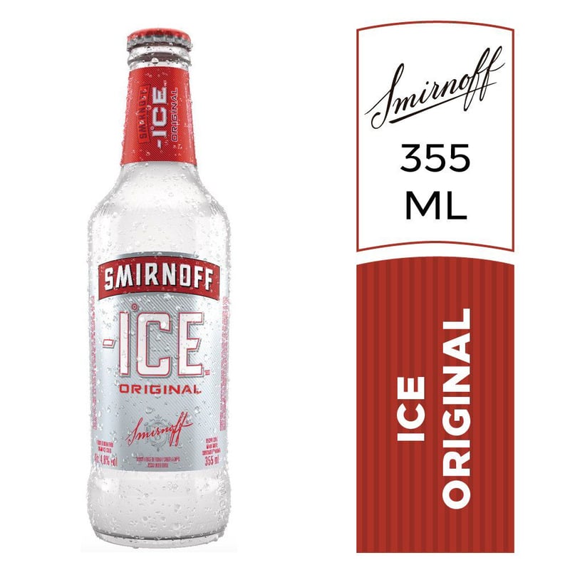 Vodka Smirnoff Ice Original Botella 355 mL | Tottus Perú