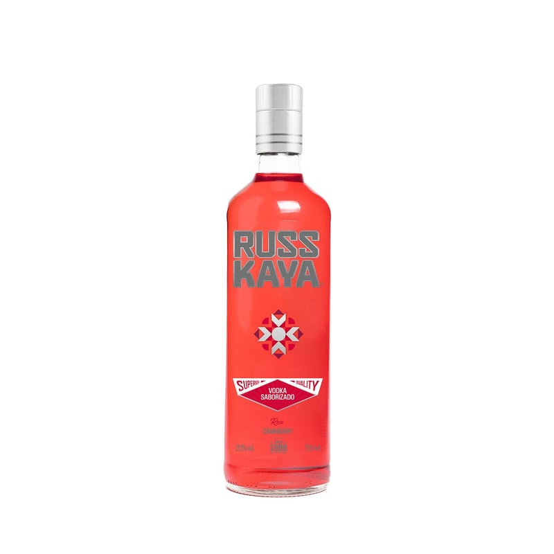 Vodka Russkaya Cranberry Botella 750 mL | Tottus Perú