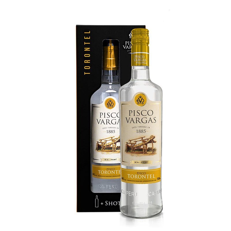 PISCO VARGAS RESERVA TORONTEL BT 750ML | Tottus Perú