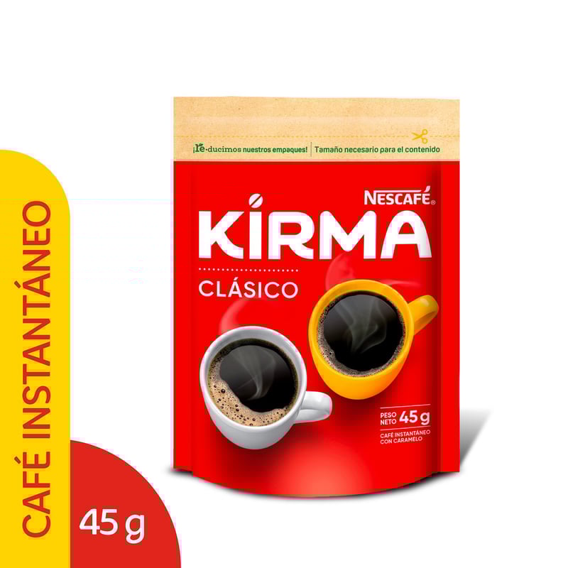 Café instantáneo con caramelo Nescafé Kirma 45 gr | Tottus Perú