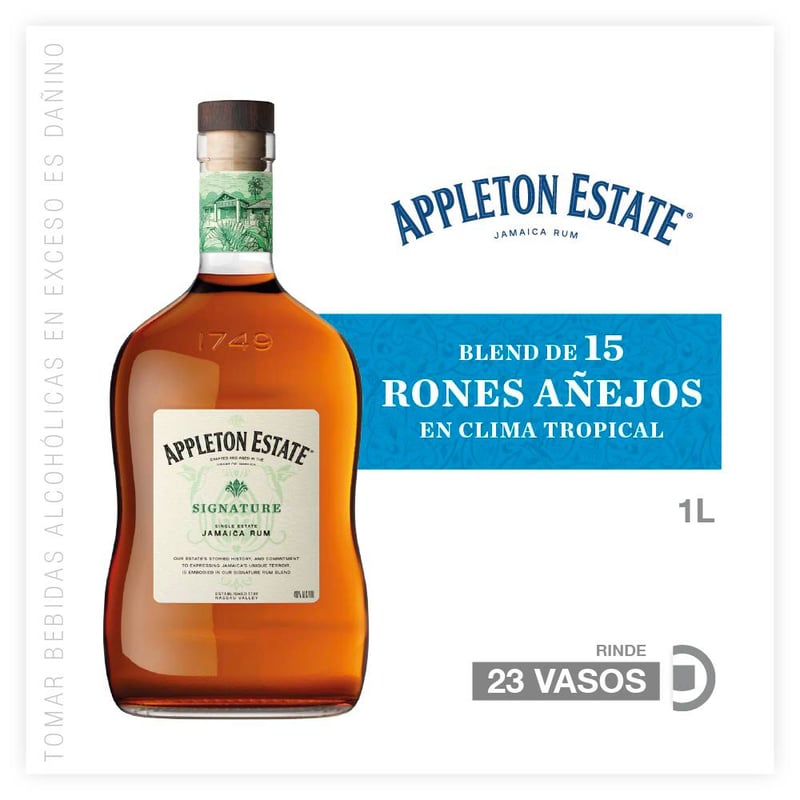 Ron Appleton Estate Signature Blend 1 L | Tottus Perú