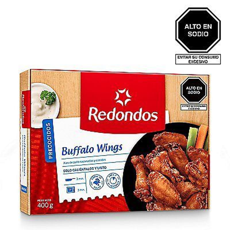ALITAS BUFFALO WINGS REDONDOS X 400G | Tottus Perú