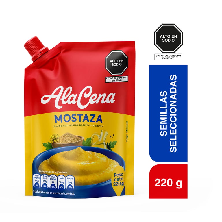 Mostaza Alacena Doypack 220 g | Tottus Perú