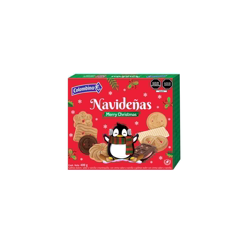 Galletas Surtidas Navideñas x 400 g | Tottus Perú