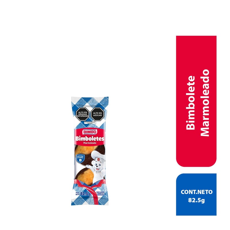 Bimboletes Marmoleado Bimbo 3 unidades | Tottus Perú
