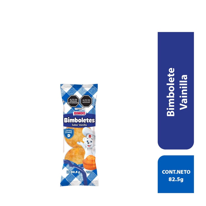 Bimbolete sabor vainilla Bimbo 3 unidades | Tottus Perú