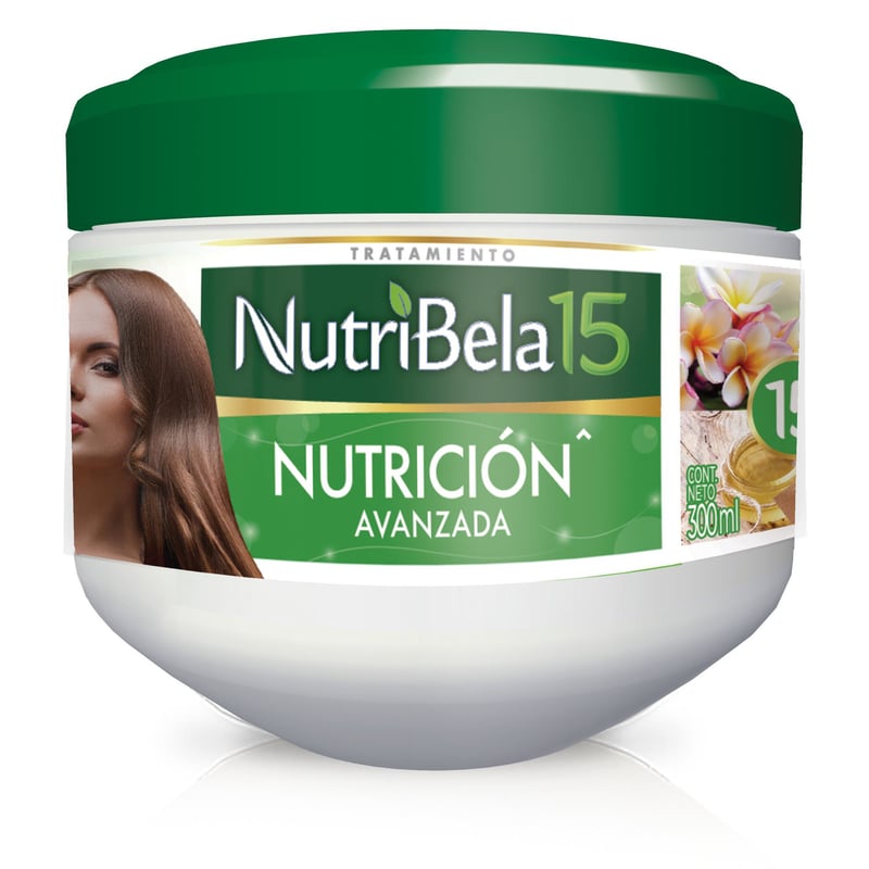 Crema Capilar Nutribela Nutrición Avanzada Reparación Protección 300 mL ...