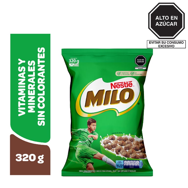 Cereal sabor chocolate Milo de 320 g | Tottus Perú