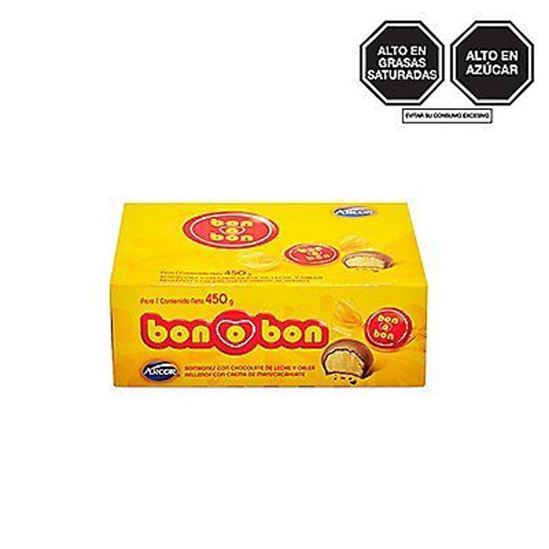Bon O Bon Chocolate con Leche 450 g | Tottus Perú