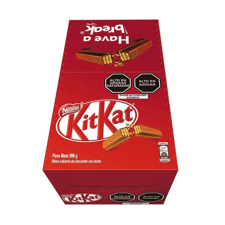 Kit Kat 4 Fingers Display x 24 Unidades | Tottus Perú