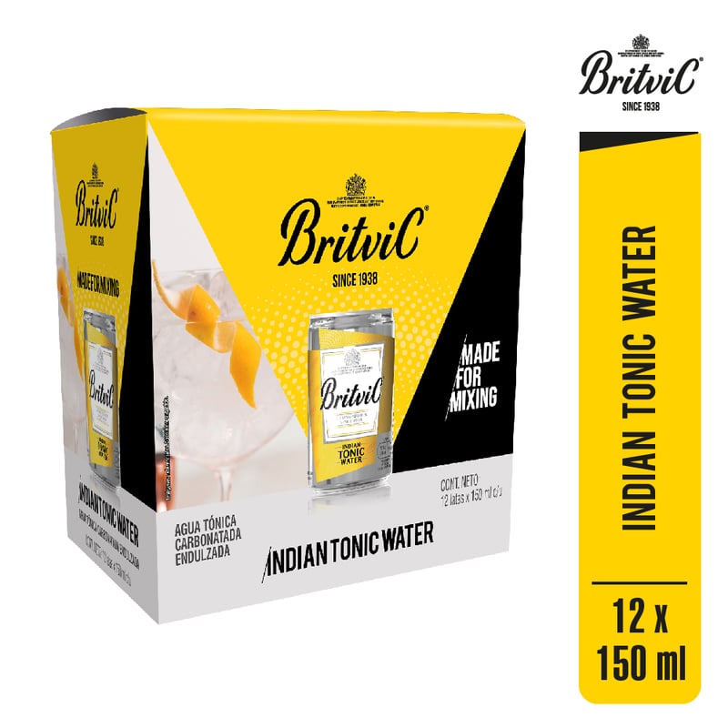 Twelve Pack Britivic Agua Tonica Pack150 mL | Tottus Perú