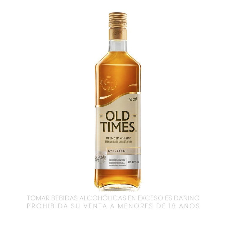 Whisky Old Times Gold Botella 750 mL | Tottus Perú