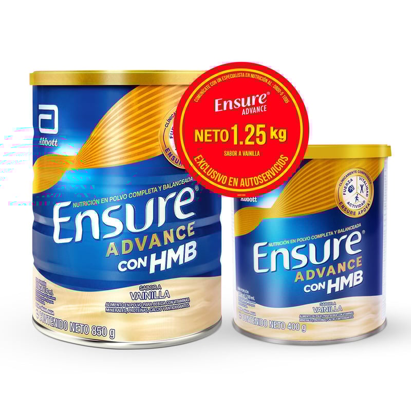 Two-pack of Ensure Advance 850g | Tottus Perú