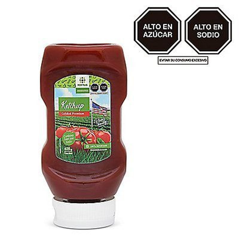Ketchup Americano Tottus de 425 g | Tottus Perú