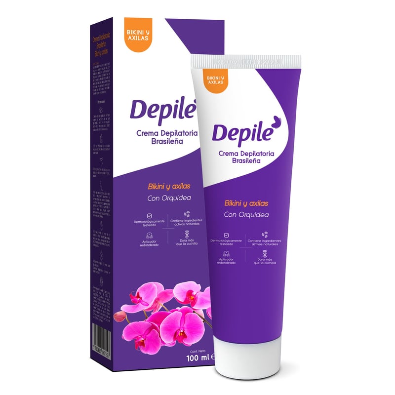 Crema Depiladora Depile Brasileña Bikini Axilas Envase 100 mL | Tottus Perú