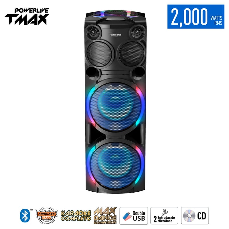 Minicomponente Panasonic One Box 2000W BT USB CD | Tottus Perú