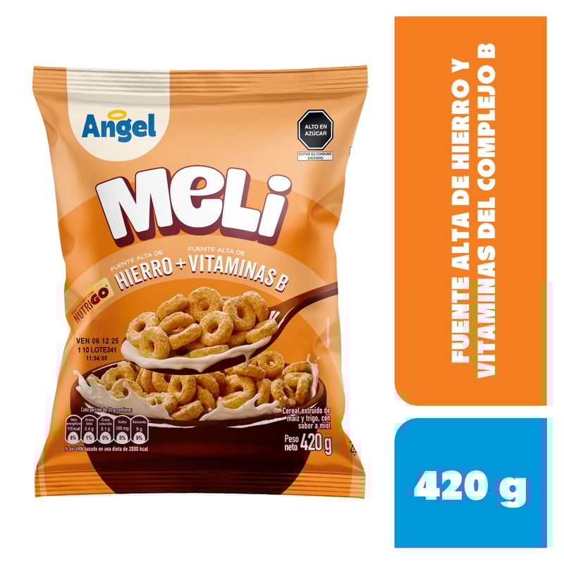 Cereal Angel Meli Miel Bolsa 420 g | Tottus Perú