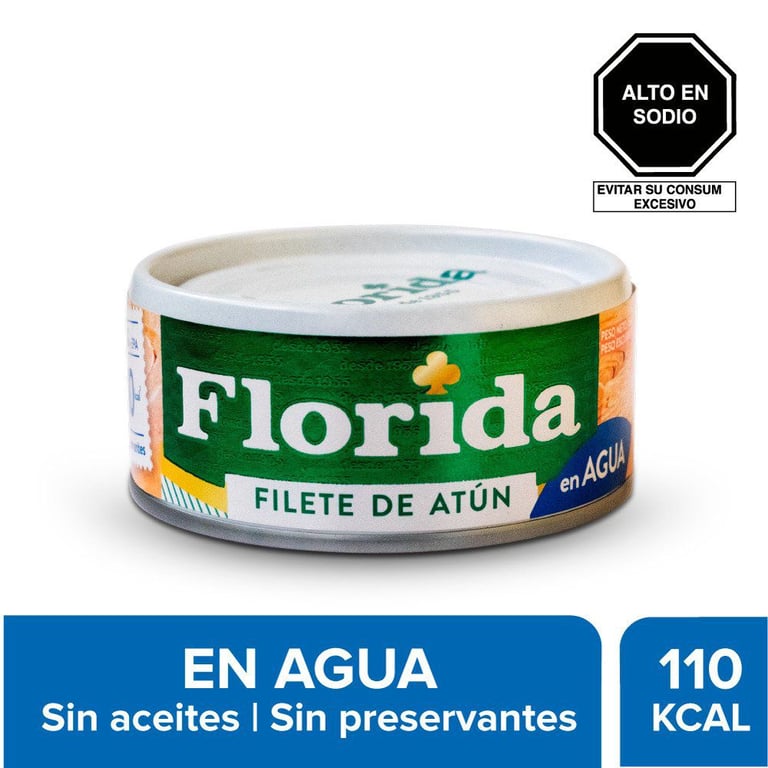 Filete de Atún Florida en Agua y Sal Lata 140 g | Tottus Perú
