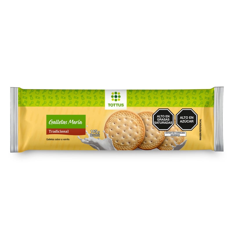 Galletas Tipo Maria 165 g | Tottus Perú