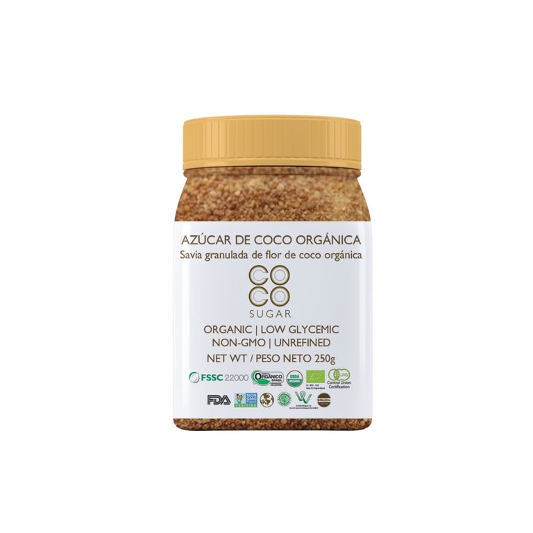 Azúcar De Coco Orgánica Coco Sugar x 250 g | Tottus Perú