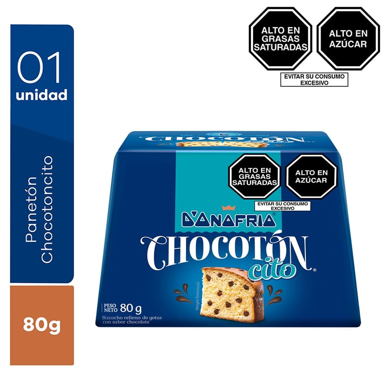 Panetón Donofrio Chocotoncito caja de 80 g | Tottus Perú