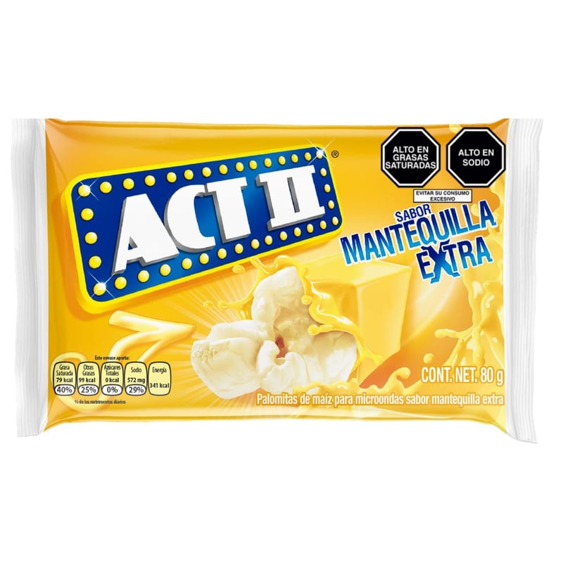Popcorn con mantequilla extra Act Li 80 g | Tottus Perú