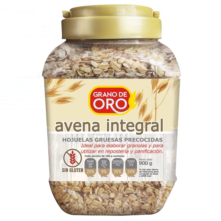 Avena Hojuelas Gruesas Grano de Oro 900 g | Tottus Perú
