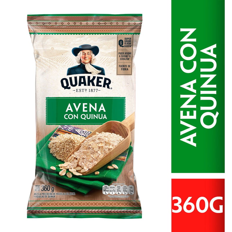 Avena Quaker Con Quínua 360g | Tottus Perú