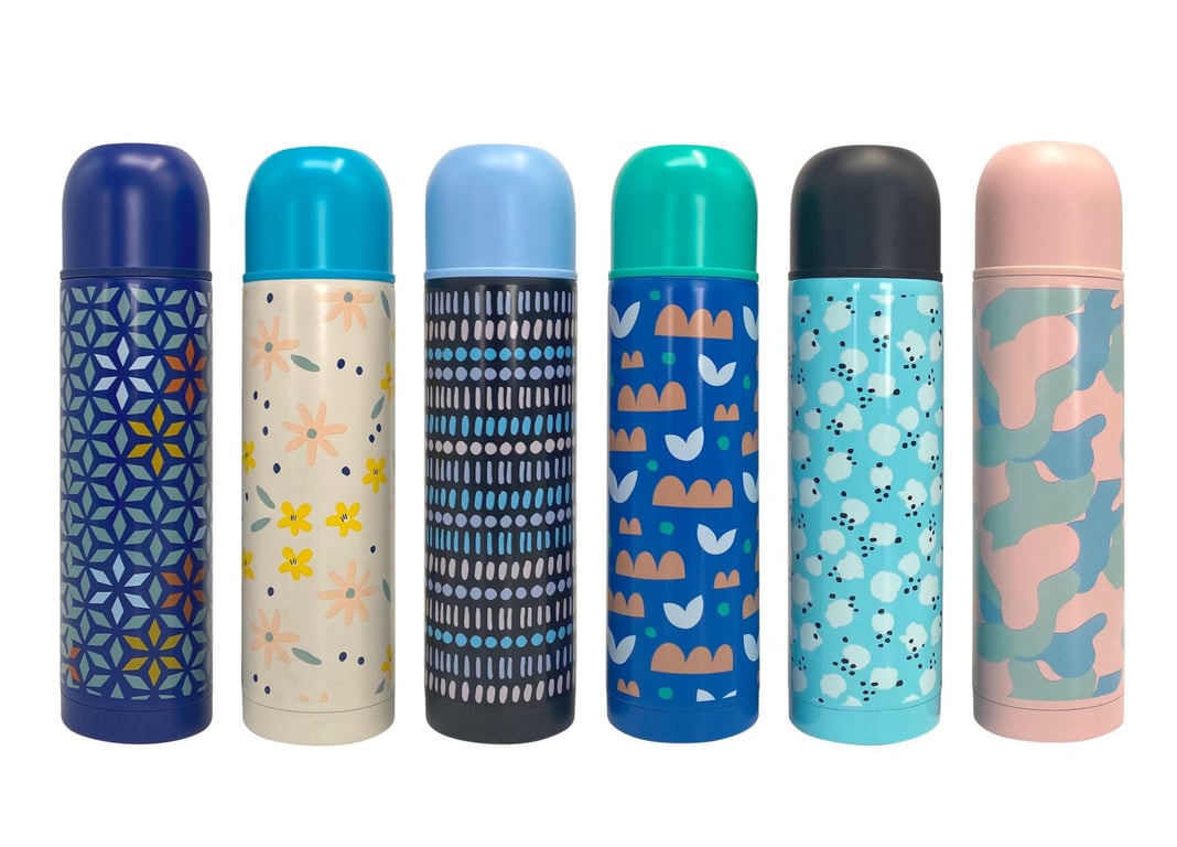 Termo de Acero Patterns 480mL Precio Uno | Tottus Perú