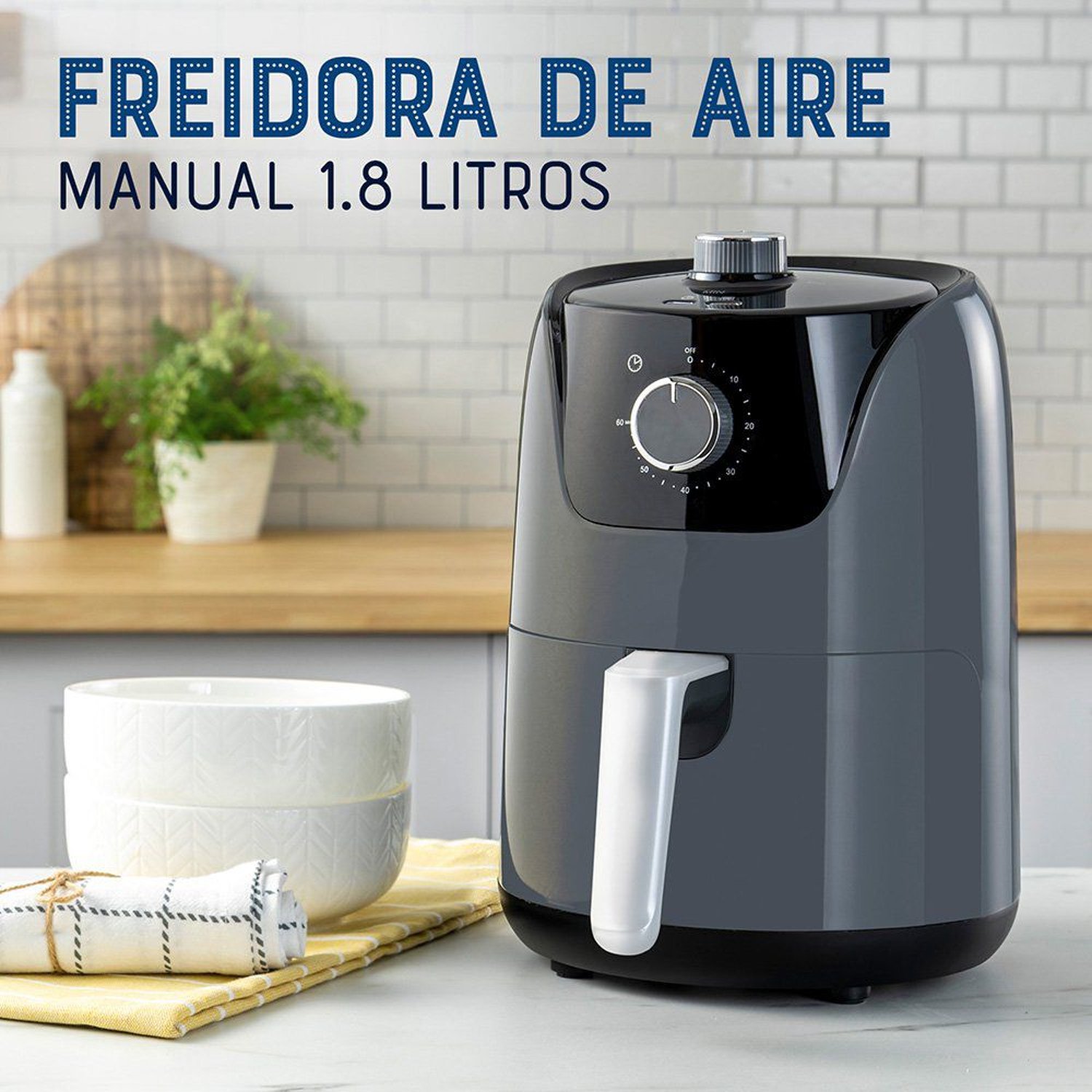 FREIDORA DE AIRE OSTER 1.8 L MANUAL NEGRO - CKSTAF18M OSTER | falabella.com