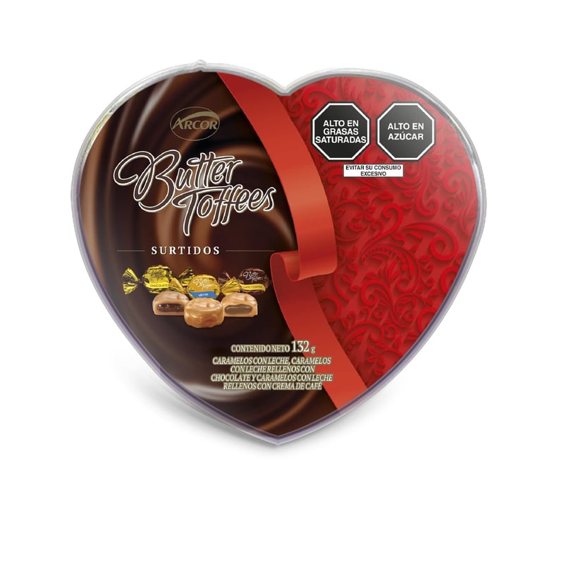 Pote de corazón Butter Toffee surtido | Tottus Perú