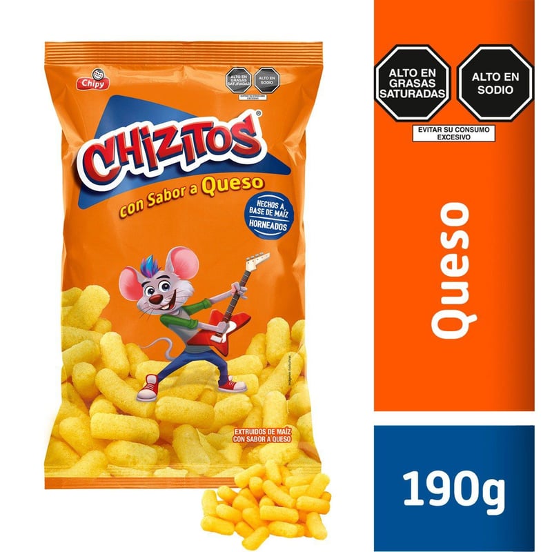 Chizito Fiesta Queso 190g | Tottus Perú