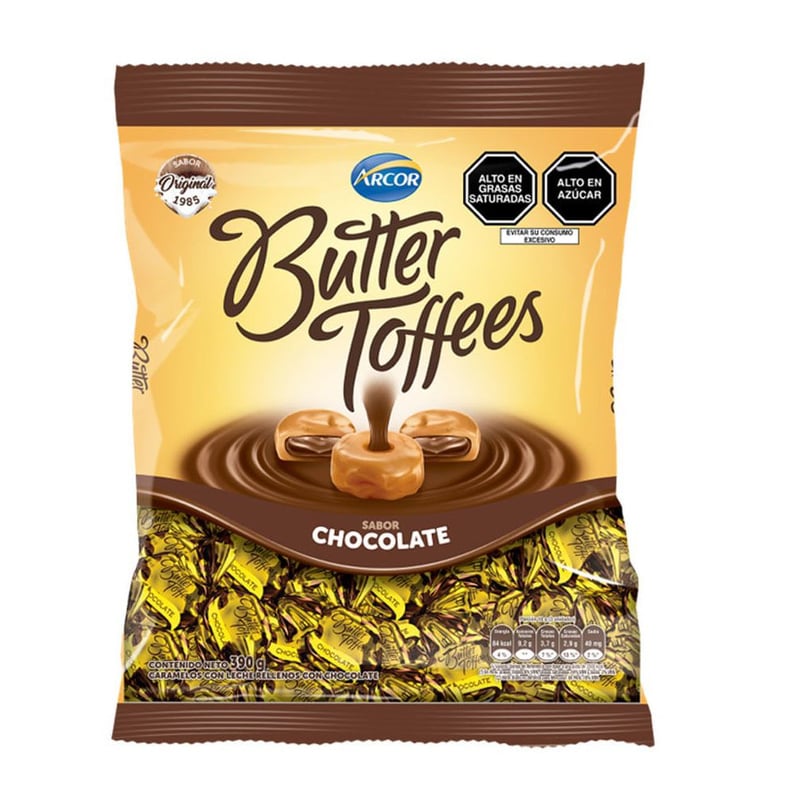 BUTTER TOFFEE CHOCOLATE ARCOR X 390G | Tottus Perú